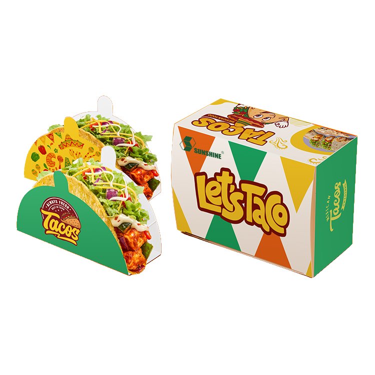 Custom Restaurant Disposable Catering Togo Takeout Food Mexican Crispy ...